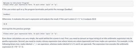 Solved Pa 4 Calculator Topics Covered 1 Stack 2 Binary