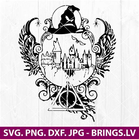 Hogwarts Castle Svg Harr Potter Svg Wizard Svg Cut Files Png My Xxx Hot Girl