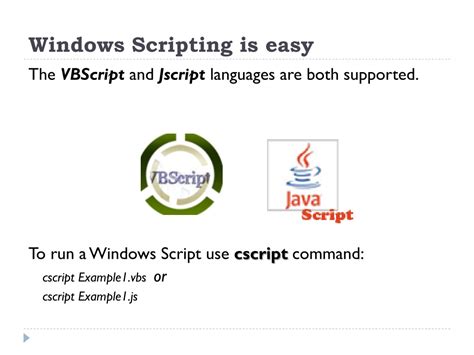 ppt windows scripting powerpoint presentation free download id 9218126