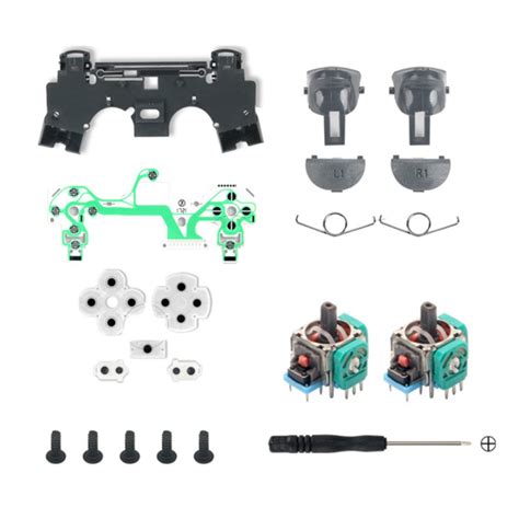 3d joystick kit for game console 040 l1 r1 l2 r2 trigger button