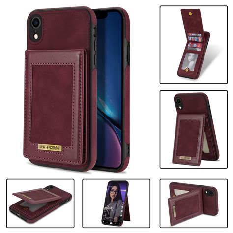 Dteck Flip Wallet Case For Iphone Xr 61 Inchluxury Pu Leather Multi