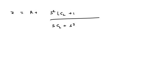 Solved Determine The Driving Point Impedance At The Input Terminals Of The Network Shown In Fig