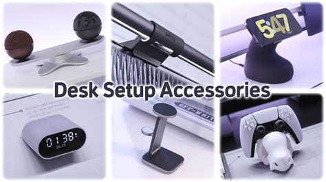 데스크셋업 아이템 6가지 스톤 디퓨저 Qi2 무선 충전기 모니터 조명 컨트롤러 거치대 아톰 충전기 Youtube