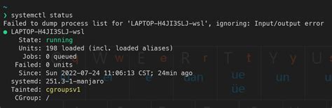 Broken `systemctl Status` · Issue 292 · Arkane Systemsgenie · Github