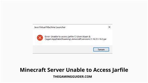 Minecraft Server Unable To Access Jarfile