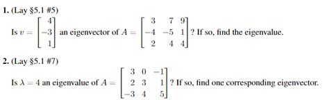 Solved Is V An Eigenvector Of A Chegg Com