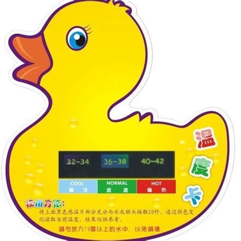 Customizable Bathing Temperature Card Yorkn Inc