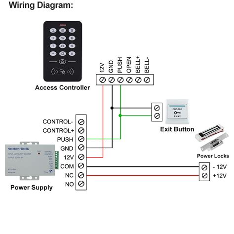 Rfid Access Control System Kit Frame Glass Door Se Vicedeal