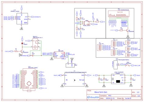 Waveform Gen EasyEDA Open Source Hardware Lab