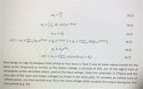 Solved Can I Just Get The Solution For Task 4 I Only Need Chegg Com