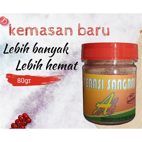 Jual Terasi Bubuk Sangrai Siap Pakai 80gr Shopee Indonesia