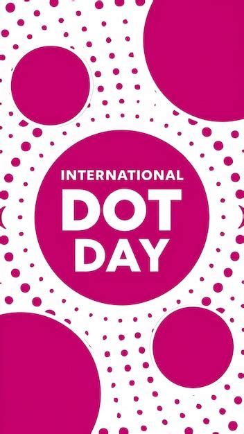 International Dot Day Premium Ai Generated Image