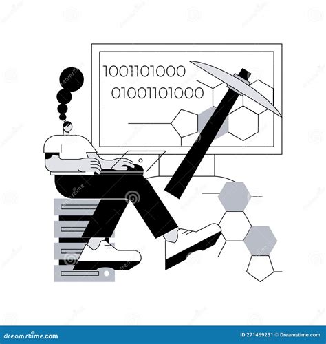 Data Mining Abstract Concept Vector Illustration Stock Vector