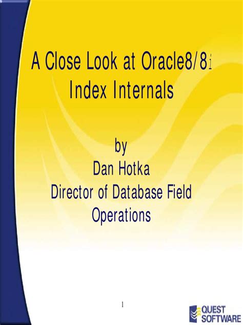 a close look at index internals pdf database index oracle database