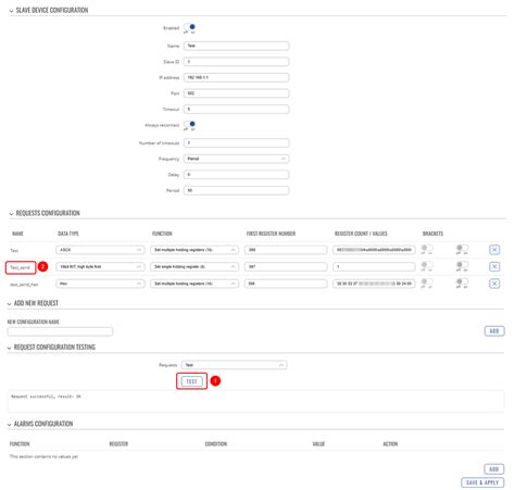 Modbus TCP Slave Send SMS Example Teltonika Networks Wiki