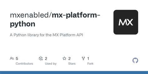 github mxenabled mx platform python a python library for the mx platform api