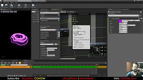 Hlsl In Ue4 Niagara And Material Custom Node Unreal Engine Niagara Hlsl Cghow Ashif Ali
