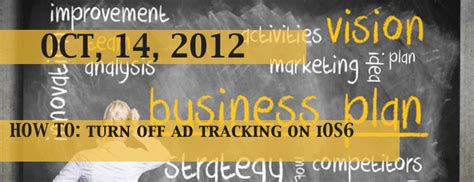 HOW TO Turn Off Ad Tracking On IOS 6 Stigan Media Web Design Digital SEO Agency