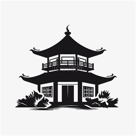 扁平风格建筑设计感图案素材图片免费下载 千库网