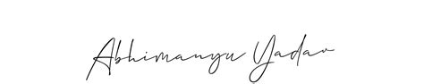 70 abhimanyu yadav name signature style ideas perfect esign