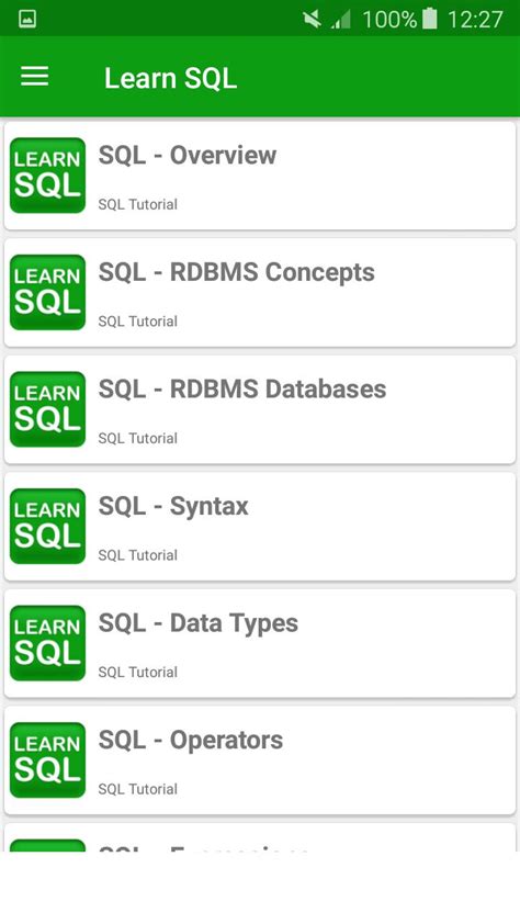 Learn Sql Apk For Android Download