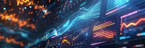 Premium Photo A Futuristic Computer Monitor Displaying An Abstract Network Monitoring