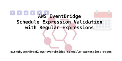 Github Evank Aws Eventbridge Schedule Expressions Regex Massively Complex Regular Expression