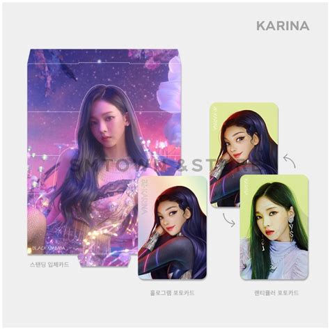 NguyÊn Seal Official Bộ ảnh Thẻ Aespa Card Karina Ningning Winter
