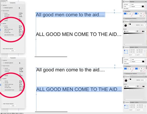 Text All Uppercase Bug Pre V2 Archive Of Affinity On Desktop