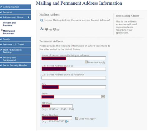 Completing The DS 260 Application Form For DV Lottery Winners