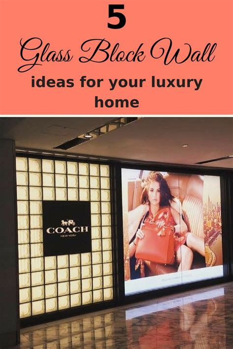 5 Impressive Glass Block Wall Ideas