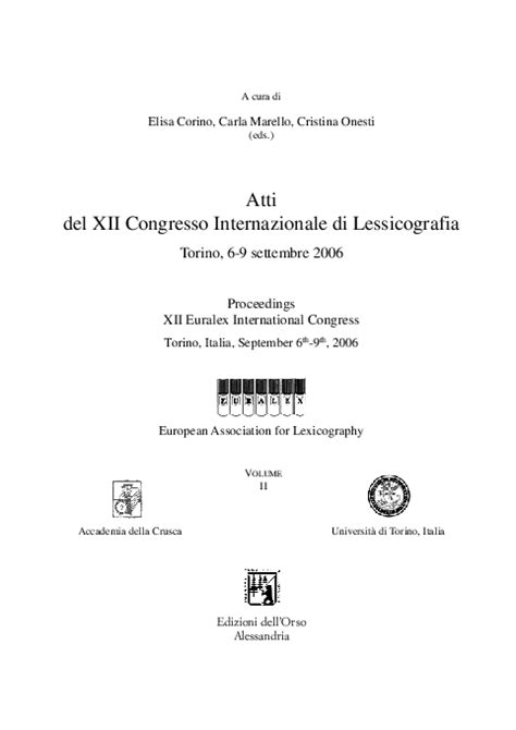 Pdf Argument Structures Verb Patterns And Dictionaries