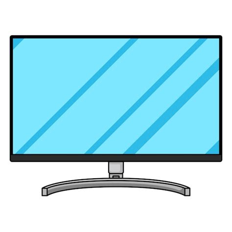 Premium Vector Computer Monitor Cartoon