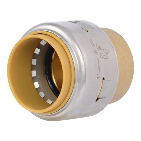 Sharkbite Mx 1 Inch Brass Push To Connect End Stop The Home Depot Canada