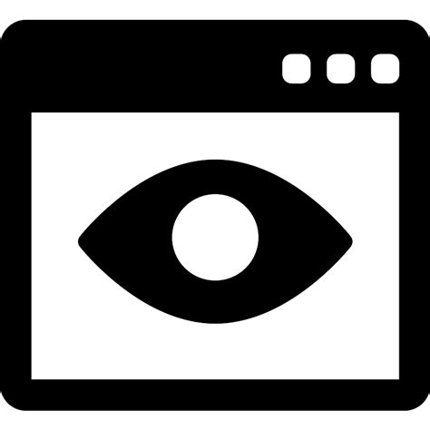 web visibility vector svg icon svg repo