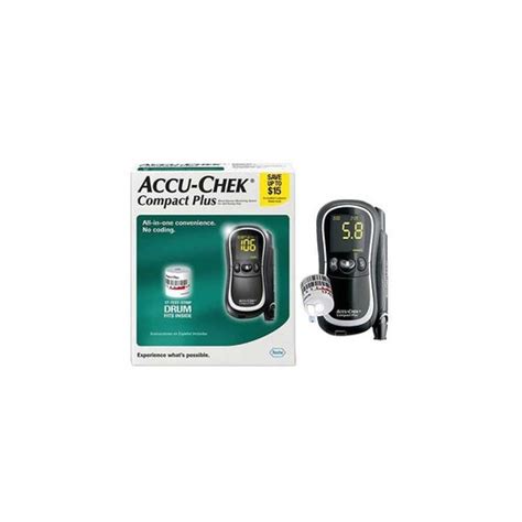 Roche Diagnostics Corp Accu Chek Compact Plus Meter Kit With Lancing Device 5905177294001