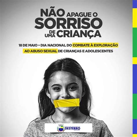 18 De Maio Dia Nacional Do Combate à Exploração E Ao Abuso Sexual De