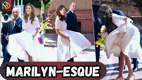 Video Catherine Recreates A Marilyn Monroe Moment While Looking