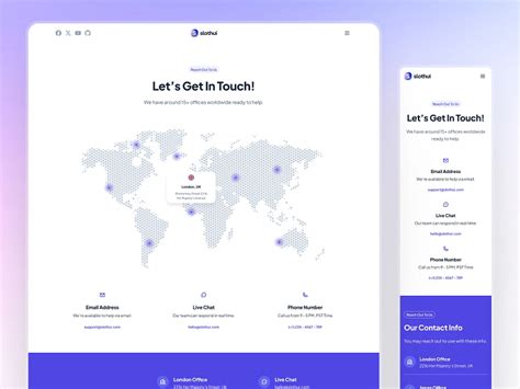 Contact Ui Designs Themes Templates And Downloadable Graphic Elements On Dribbble