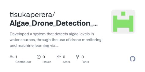 Github Tisukapereraalgaedronedetectionsystem Developed A System