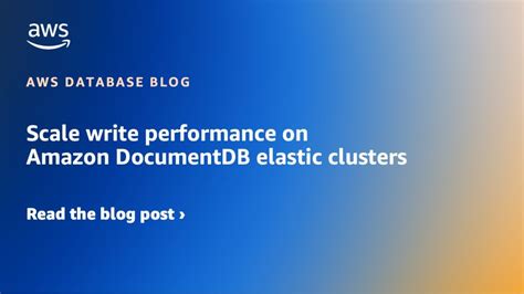Amazon Documentdb Aws Database Blog