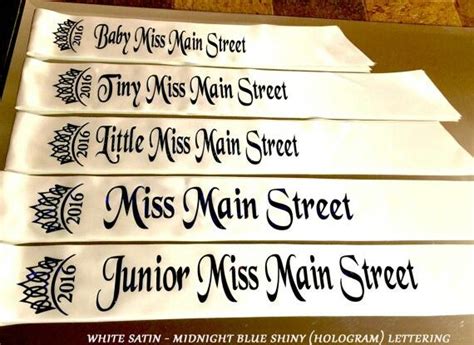 17 Best Images About Pageant Plus Sashes On Pinterest National