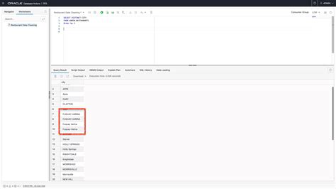 updating varchar2 fields in oracle database actions follow the coffee