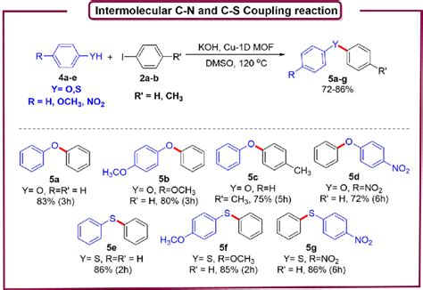 Substrate Scope For Intermolecular C−o And C−s Coupling Reactions Download Scientific Diagram