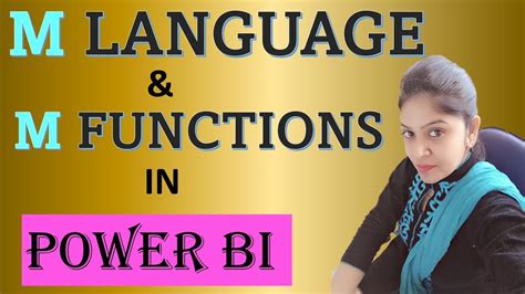M Language In Power Query M Functions Power Bi Youtube