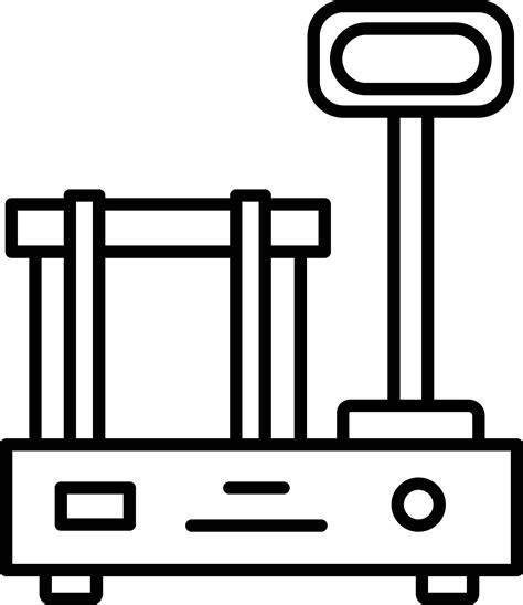 Weighing Scale Outline Illustration Vector Art At Vecteezy