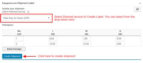 Ups Shipping Labels With Elex Easypost Shipping Method For Woocommerce