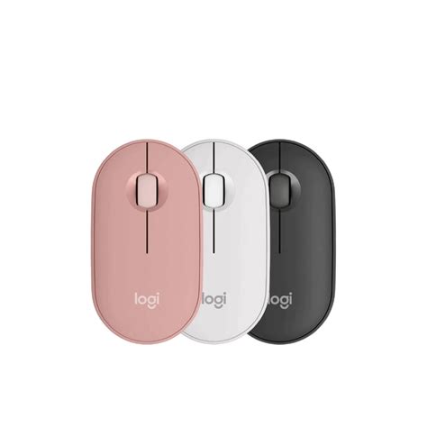 Logitech Pebble Mouse M S Slim Bluetooth Wireless Mouse Thunder Match
