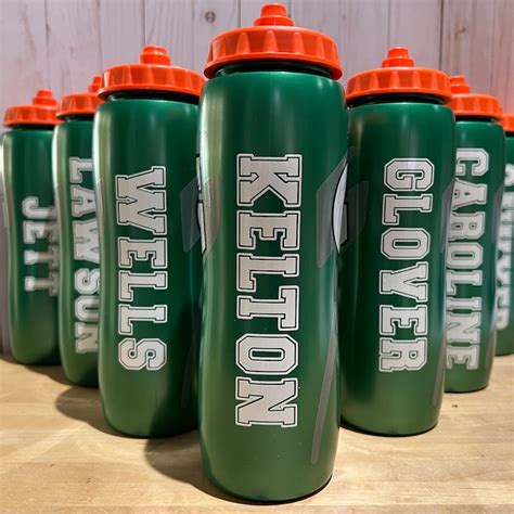 Personalized Gatorade Water Bottle Etsy