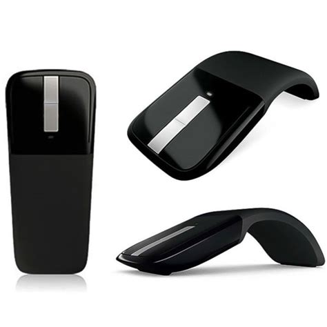 [mouse Accessories] 2 4ghz Foldable Wireless Mouse Folding Arc Touch Mause Computer Gaming Mice